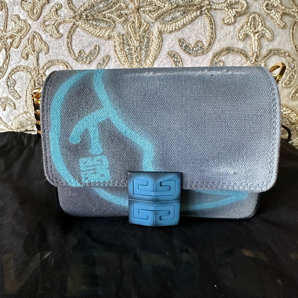 Givenchy X Chito Small 4g Graffiti Effect Canvas Leat… - Gem